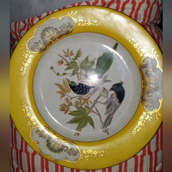 Art | Vtg Chinese Vintage Hua Rong Tang Zhi Porcelain Decor Plate ...